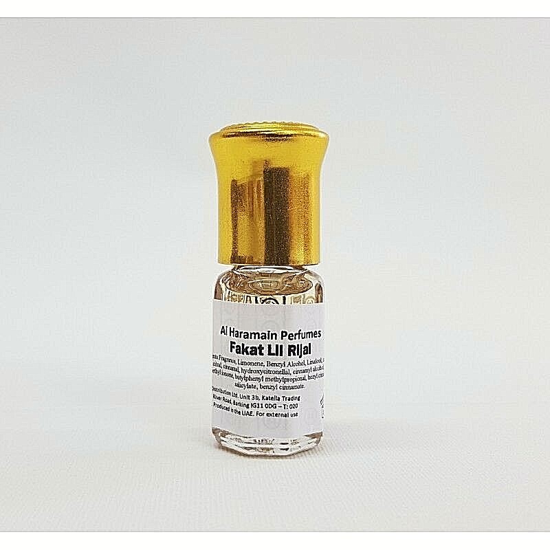 Fakat Lil Rijal 6ml perfume oil by Al Haramain - Blackcurrant, Musk ...