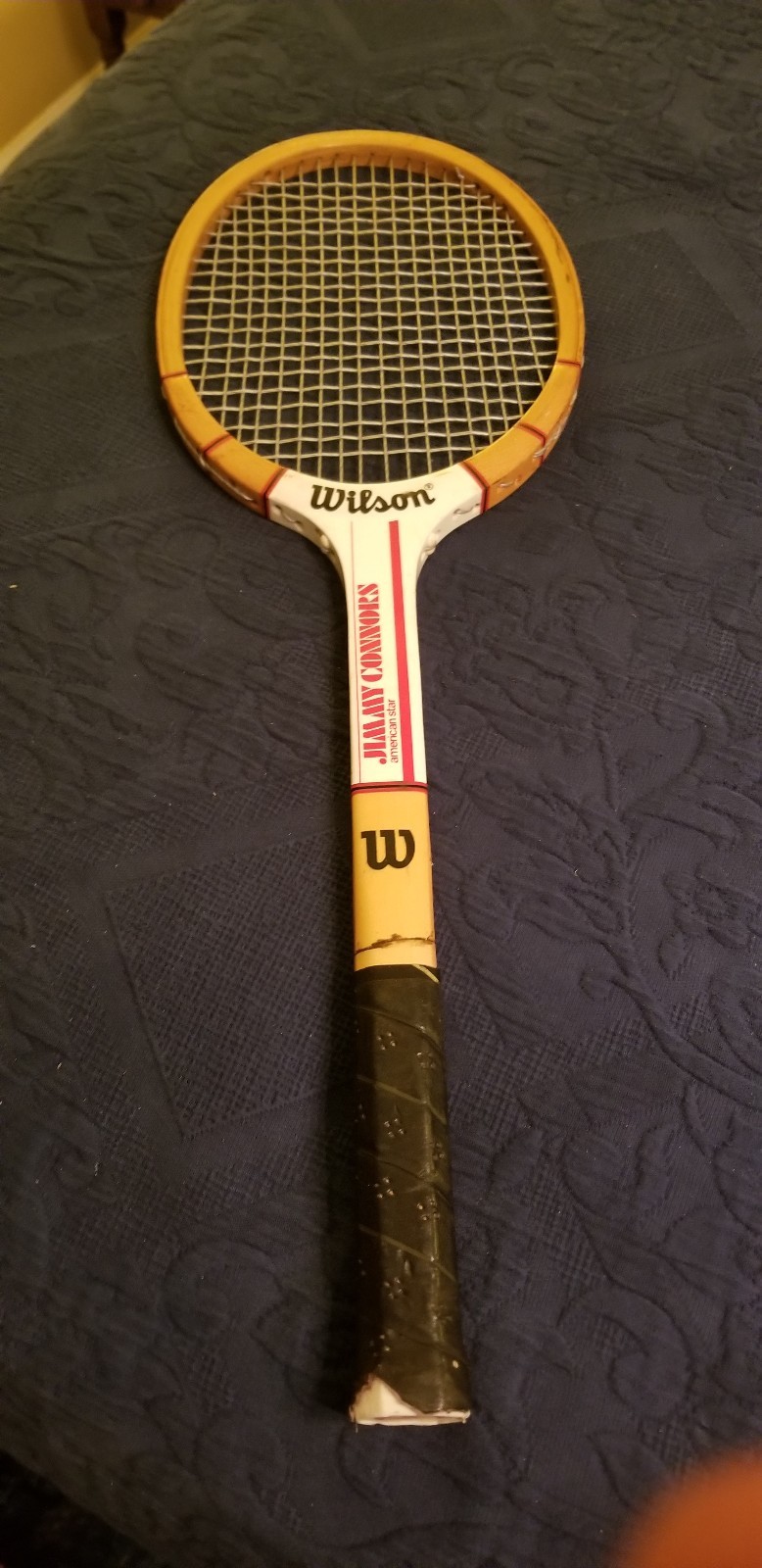 Wilson Jimmy conners American star Tennis racket | eBay