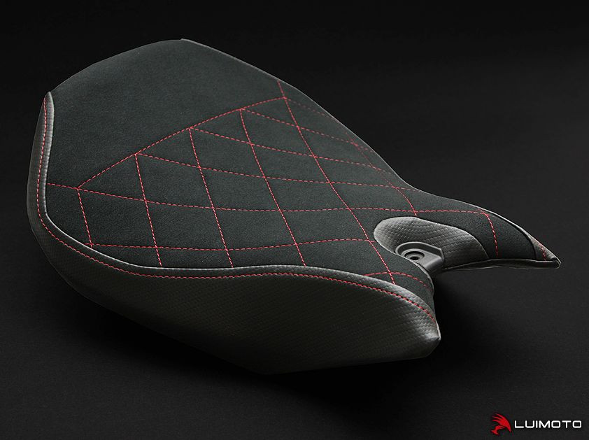 DUCATI PANIGALE 1299 DIAMOND RIDER & PASSENGER SEAT COVERS SUEDE ...