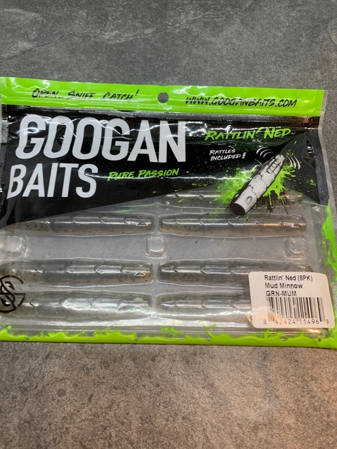Googan Rattlin' Ned Mud Minnow 8pk for sale online | eBay