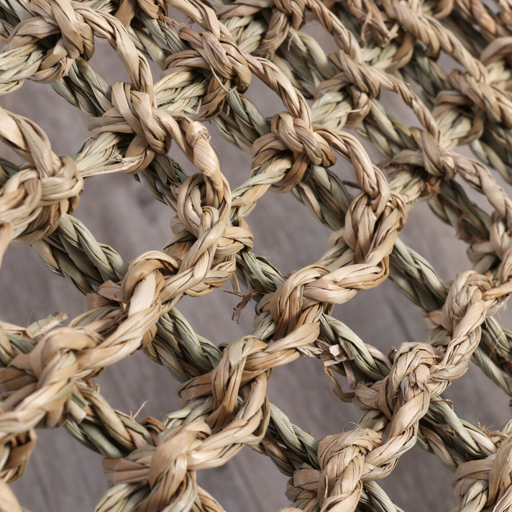 2 Pcs Rattan Lizard Grass Fibers Hammock Natural Color Triangular ...