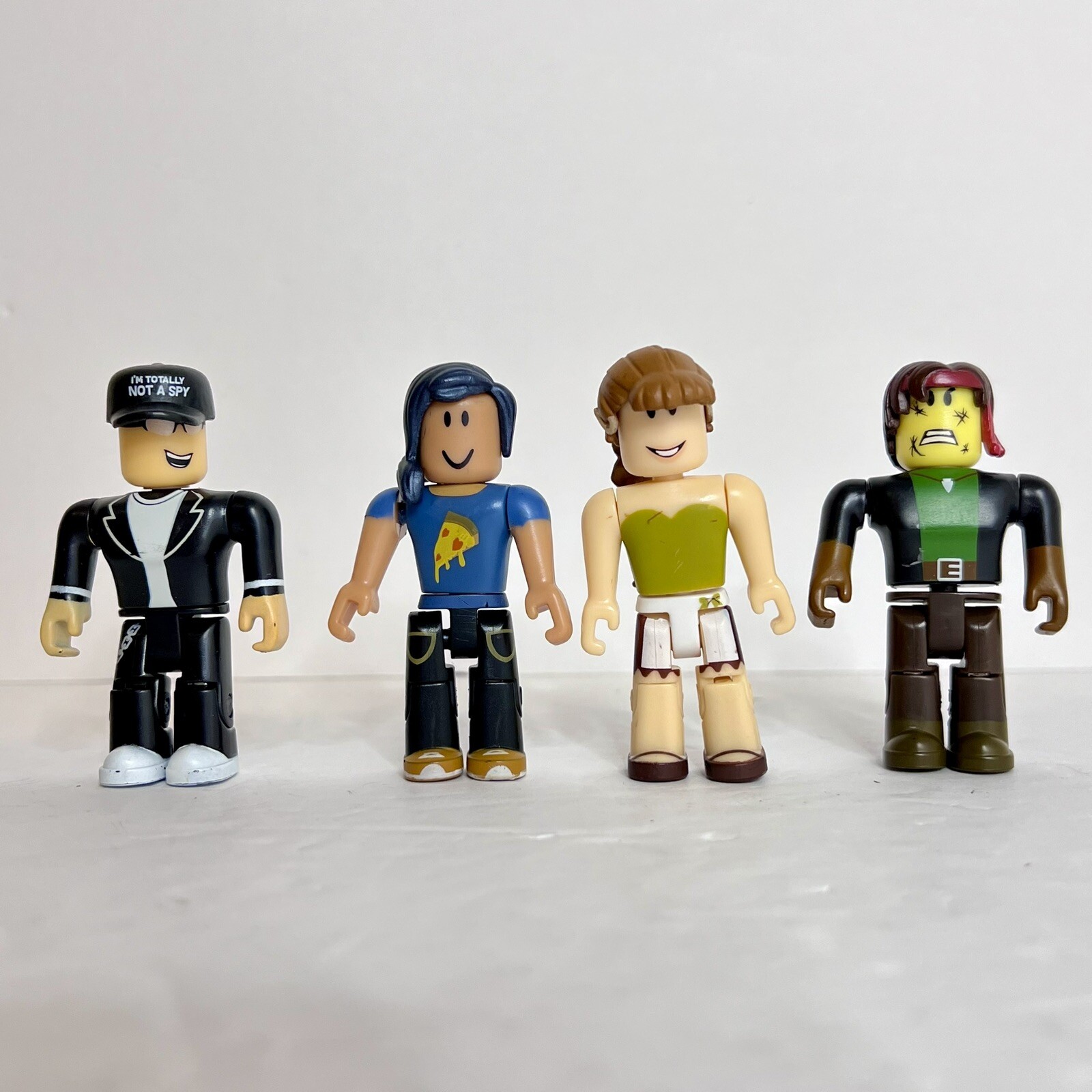 Roblox Lot of 4 Mixed Figures - Pirate, Jungle Girl, Pizza Girl, Not a ...