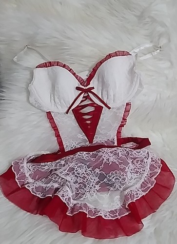 Victoria Secret Very Sexy Lightly Lined Lace Demi Apron Lingerie. Large ...