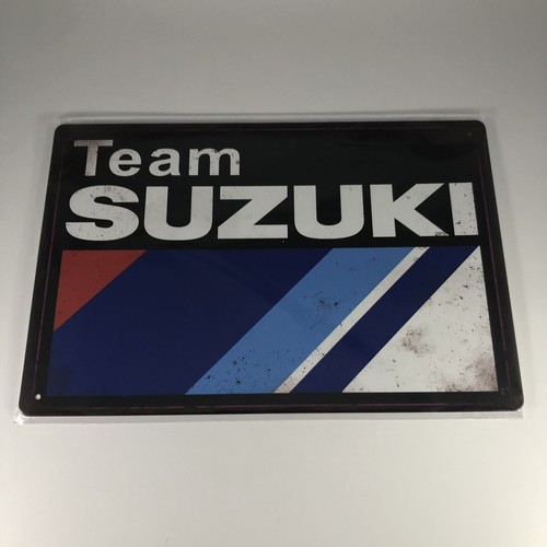 Fits Team Suzuki metal tin sign living room wall art | eBay