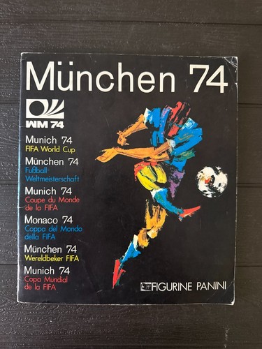 1974 Panini MUNCHEN 74 World Cup FULL ALBUM 100% Full VERY GOOD Cruyff ...
