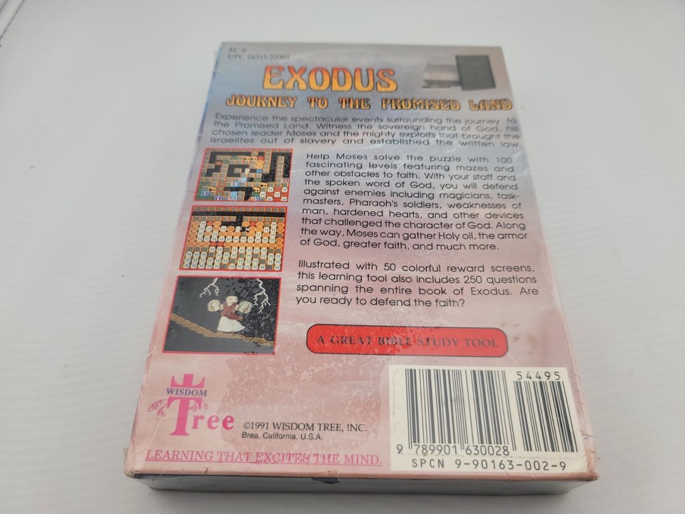 Exodus: Journey to the Promised Land NES Nintendo New Factory Sealed ...