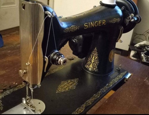 1952 singer sewing machine Model 66 Serial Number AK874216 In working ...