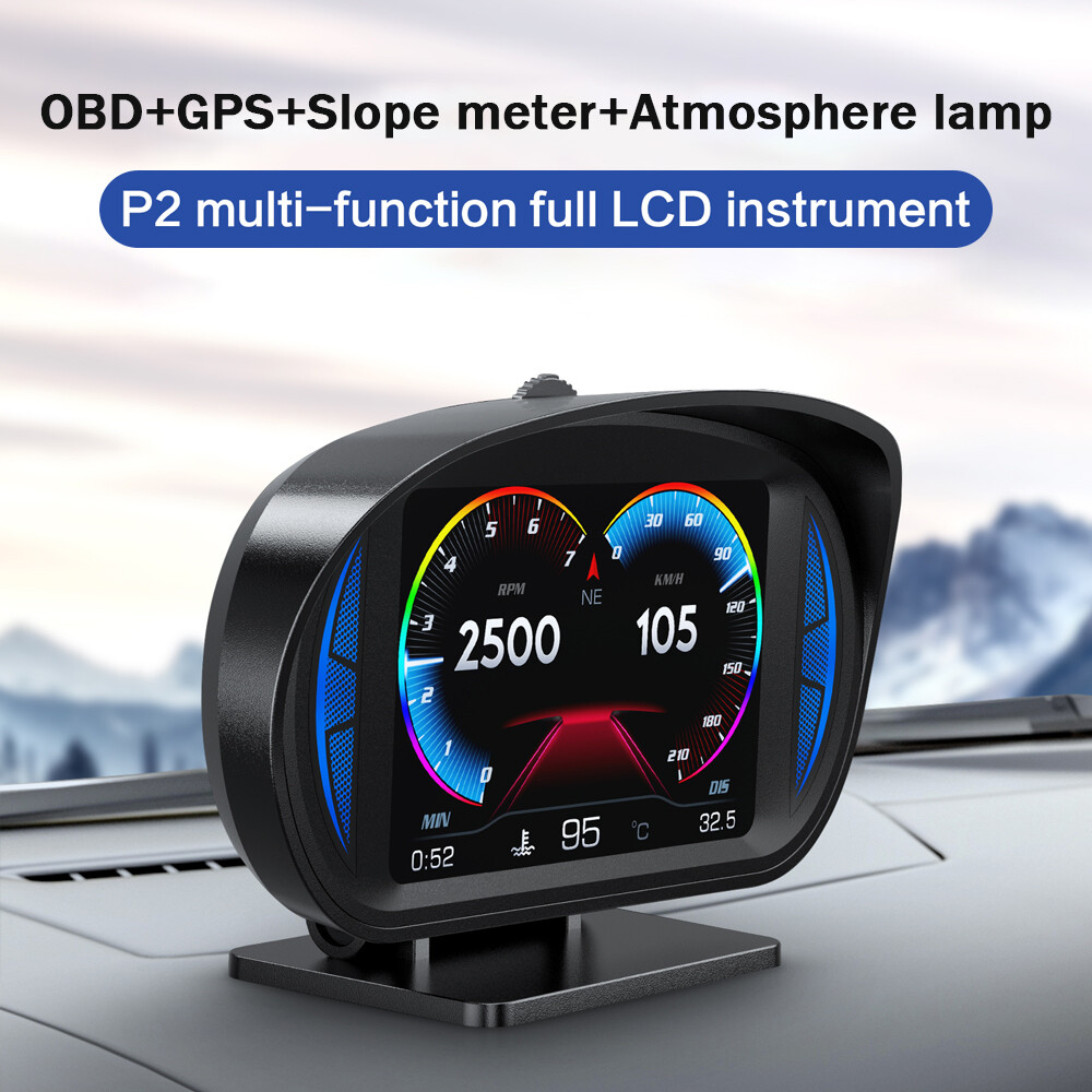 OBD2 GPS HUD Head-Up Display Betrieb Geschwindigkeit Alarm Navigation ...