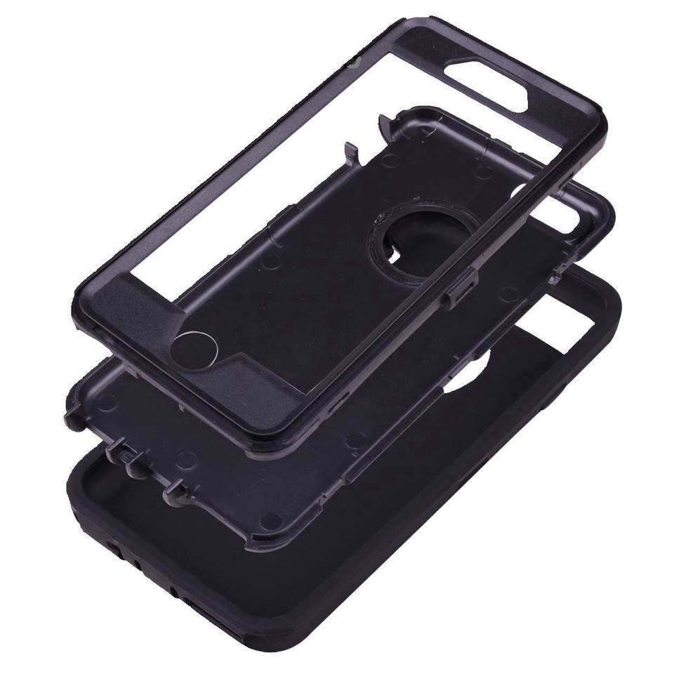 For iPhone 7 & iPhone 8 Defender Case With (Belt Clip Fits Otterbox ...