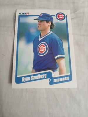 1990 Fleer Canadian #40 Ryne Sandberg PTD IN CANADA HOF CUBS | eBay
