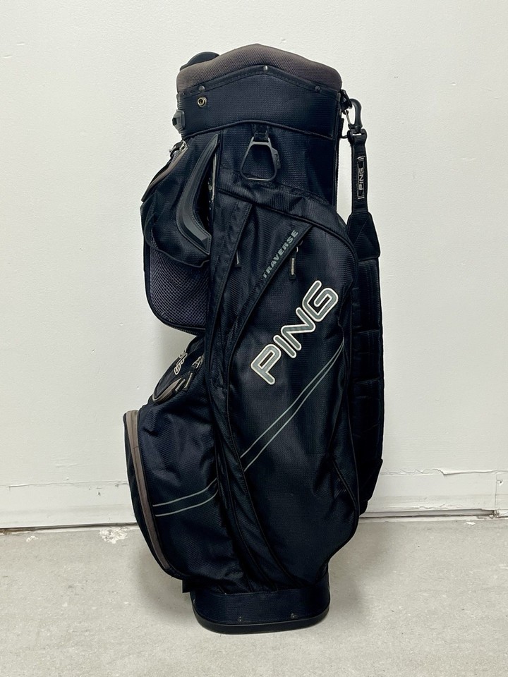 Ping Traverse Cart Golf Bag with 14-way Dividers Rain Cover And ...