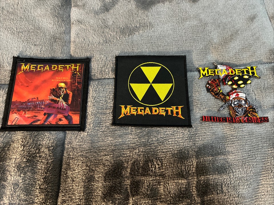 Slayer,Megadeth,Slipknot,Cannibal Corpse Patch,Death Metal Sticker ...