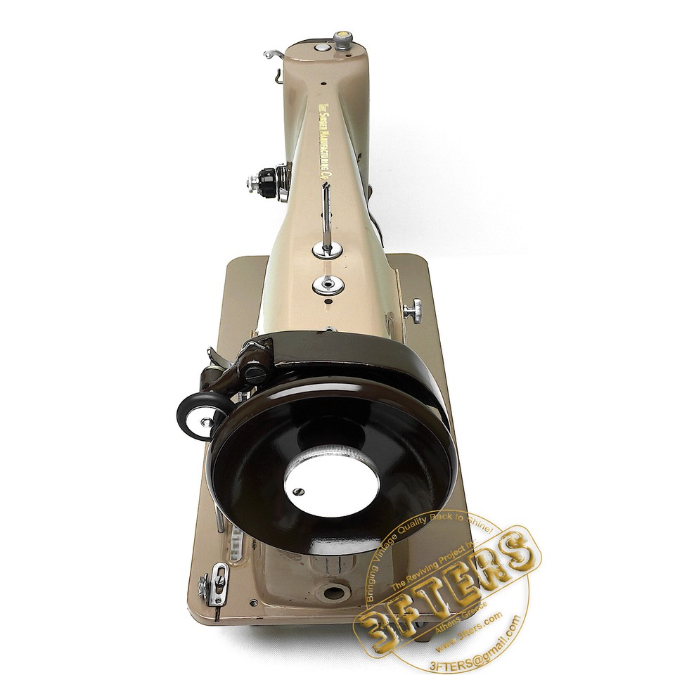 Vintage SINGER 201 201k Heavy Duty Sewing Machine Serviced & Restored ...