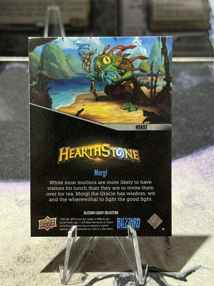 Morgl #123 Horde Red Parellel Blizzard Legacy Collection Hearthstone ...