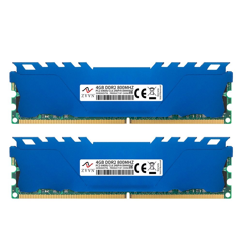 16GB 8GB 4GB DDR2 800MHz PC2-6400U 240Pin intel DIMM Desktop Memory ...