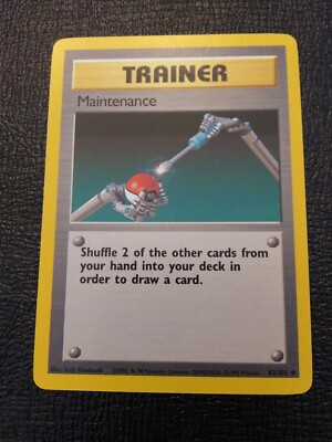 Pokemon CCG - Trainer Maintenance - Base 83 | eBay