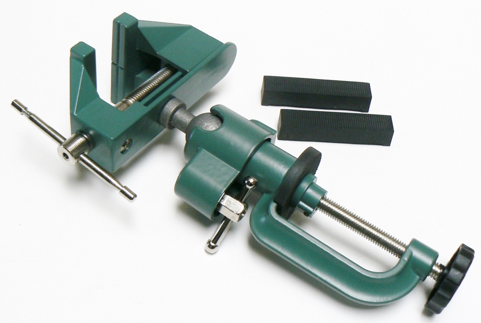 Work Bench Vise Swivel 3" Tabletop Clamp Vice Tilts Rotates 360 ...