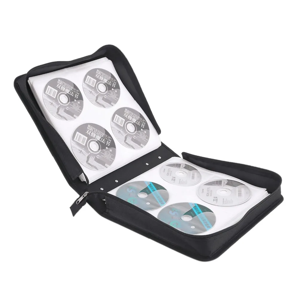400 Disc CD/DVD Wallet Binder Book Sleeves Disc Storage Bag Carrying ...