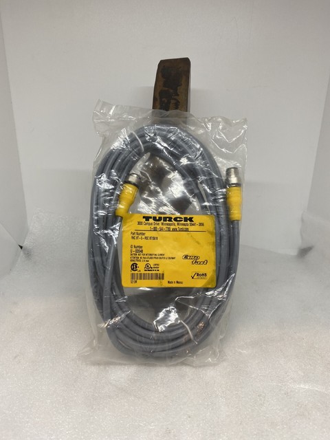 TURCK - RKC 8T-5-RSC 8T/S618 (U-02048) -Single Ended Cordset M12 Female ...