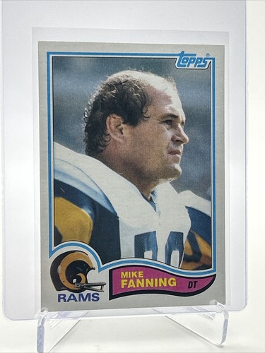 1982 Topps Mike Fanning Rookie Football Card #374 NM-MT FREE SHIPPING ...