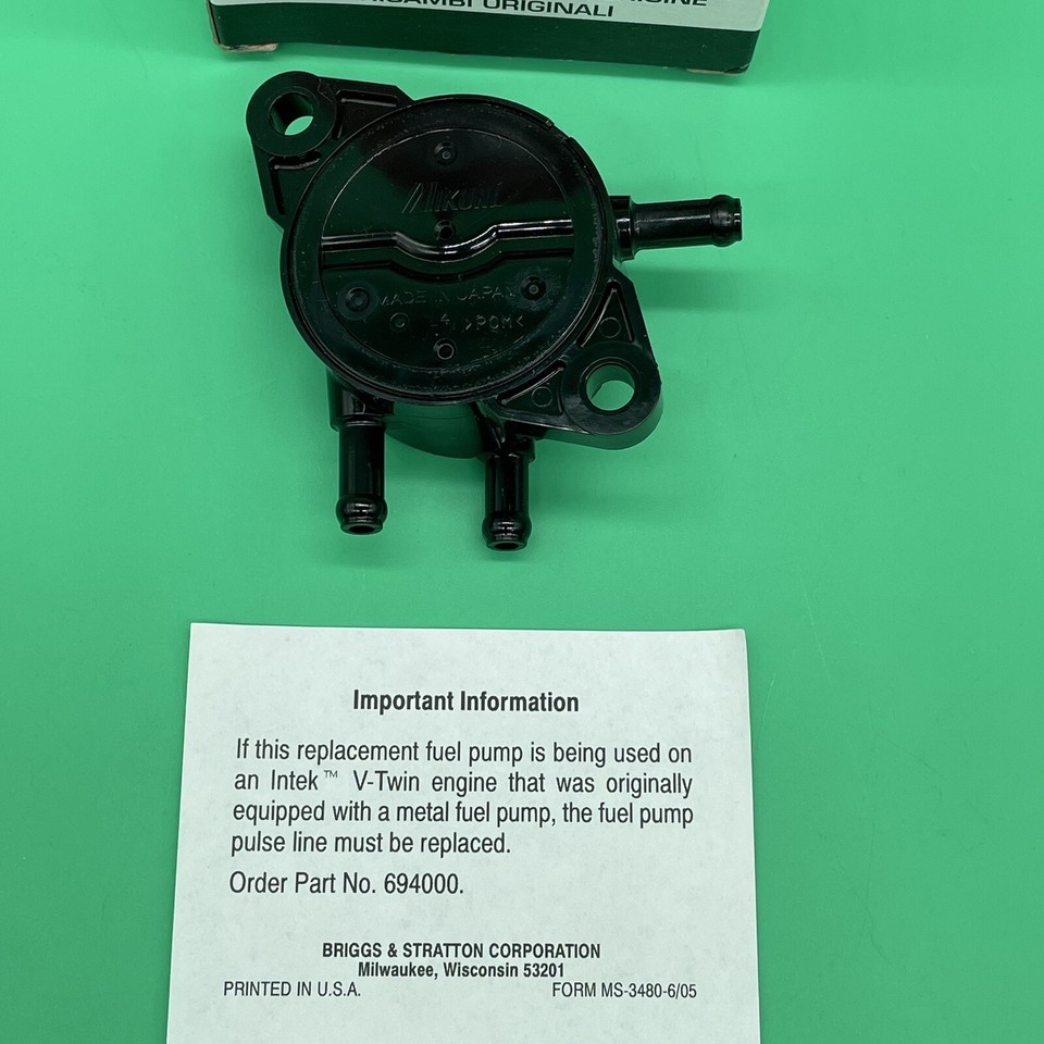 Genuine Briggs & Stratton 808656 Fuel Pump NOS | eBay