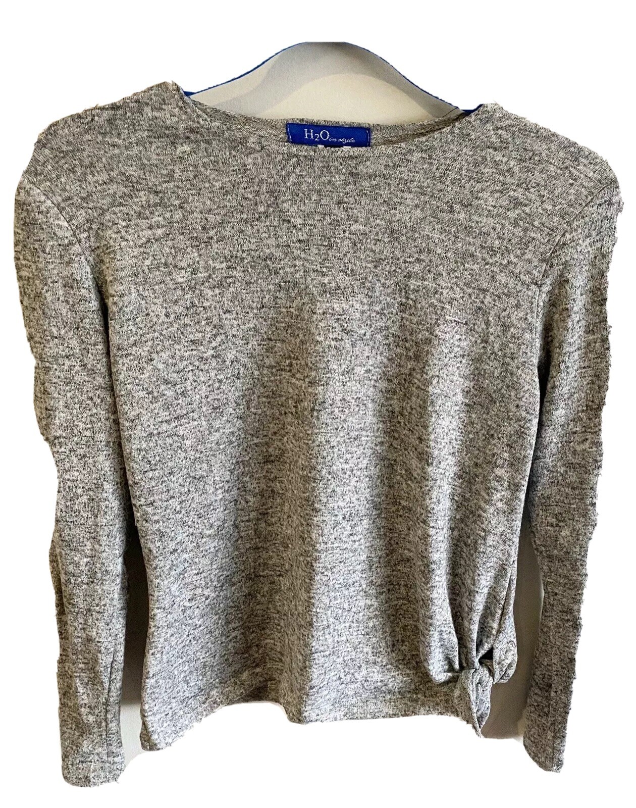 H2O In Style Womens Long Sleeve KnitSweater Gray Size XS | eBay