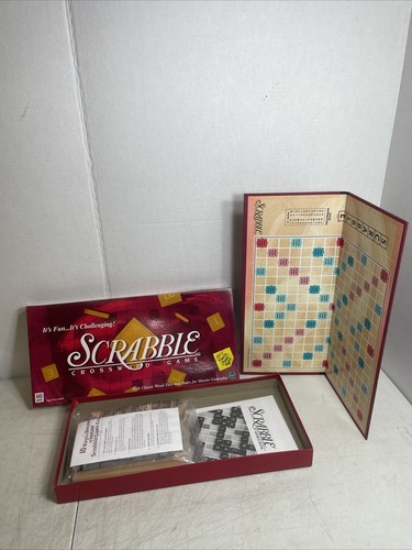 VTG 1999 Hasbro Scrabble Board Game Piece Factory Sealed New Open Box Top Dented | eBay