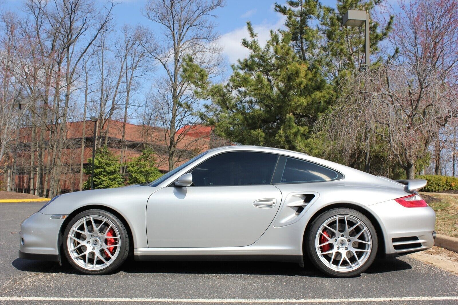 Ruger Mesh 19x8.5/11 Silver Wheels Rims SET 4 Porsche 911 996 997 TURBO ...
