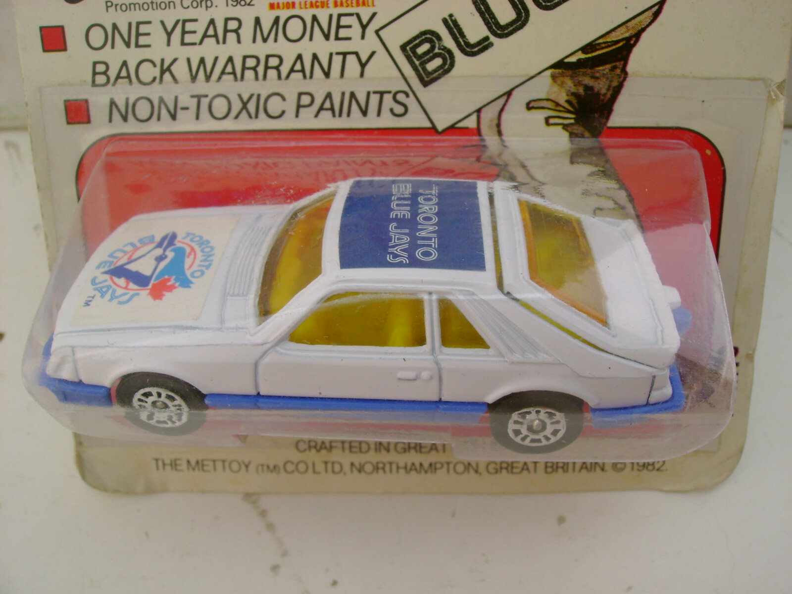 1982 CORGI METTOY #413 FORD MUSTANG COBRA TORONTO BLUE JAYS BASEBALL ...