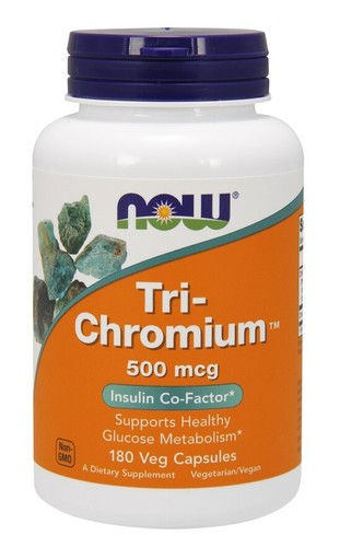 Now Foods Tri-Chromium Picolinate Chrome, Polynicotinate Chélate Veg ...