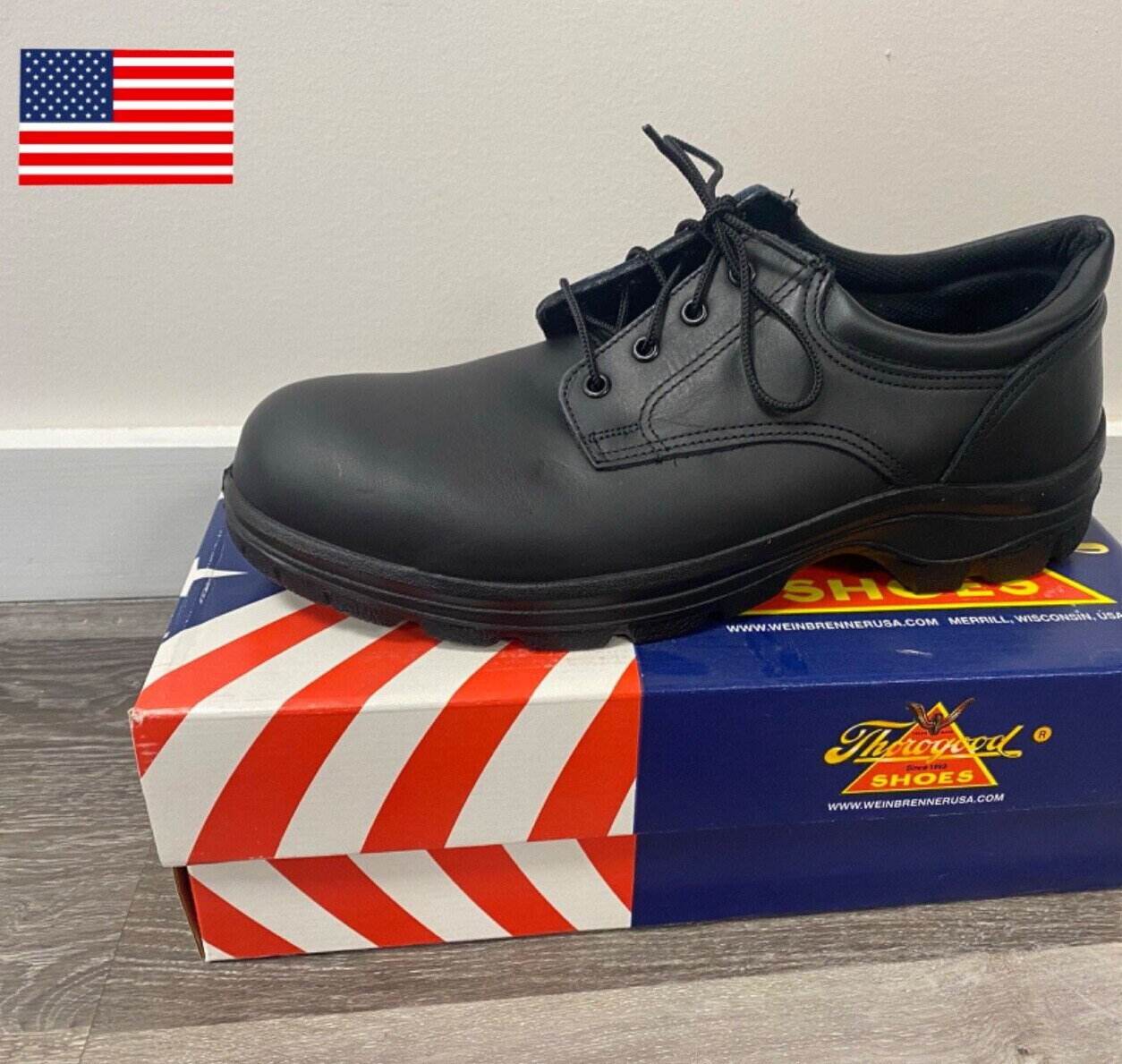 Thorogood 804-6905 - Men's Softstreets Composite Toe Uniform Oxford | eBay
