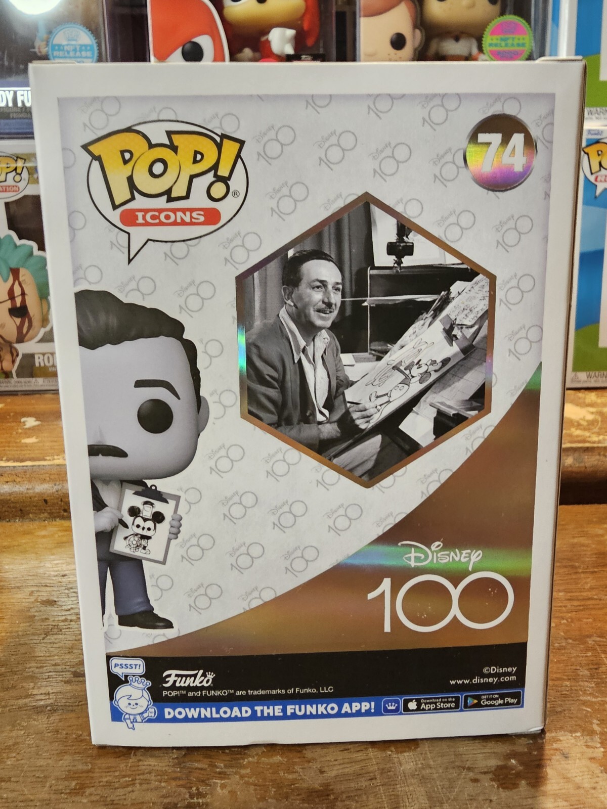 Funko Pop! Vinyl: Disney - Walt Disney With Drawing #74 for sale online ...