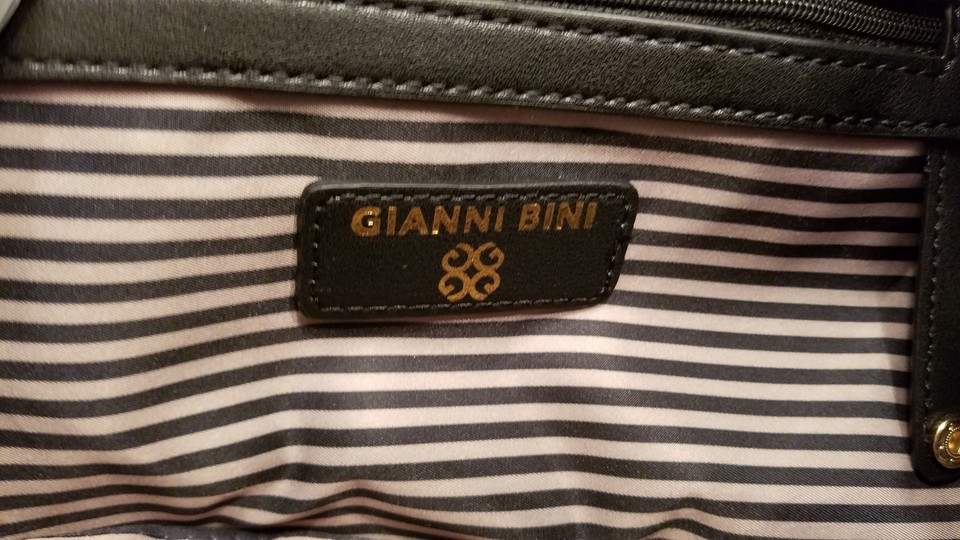 NEW Gianni Bini Black Studded Backpack Adjustable Removable Straps ...