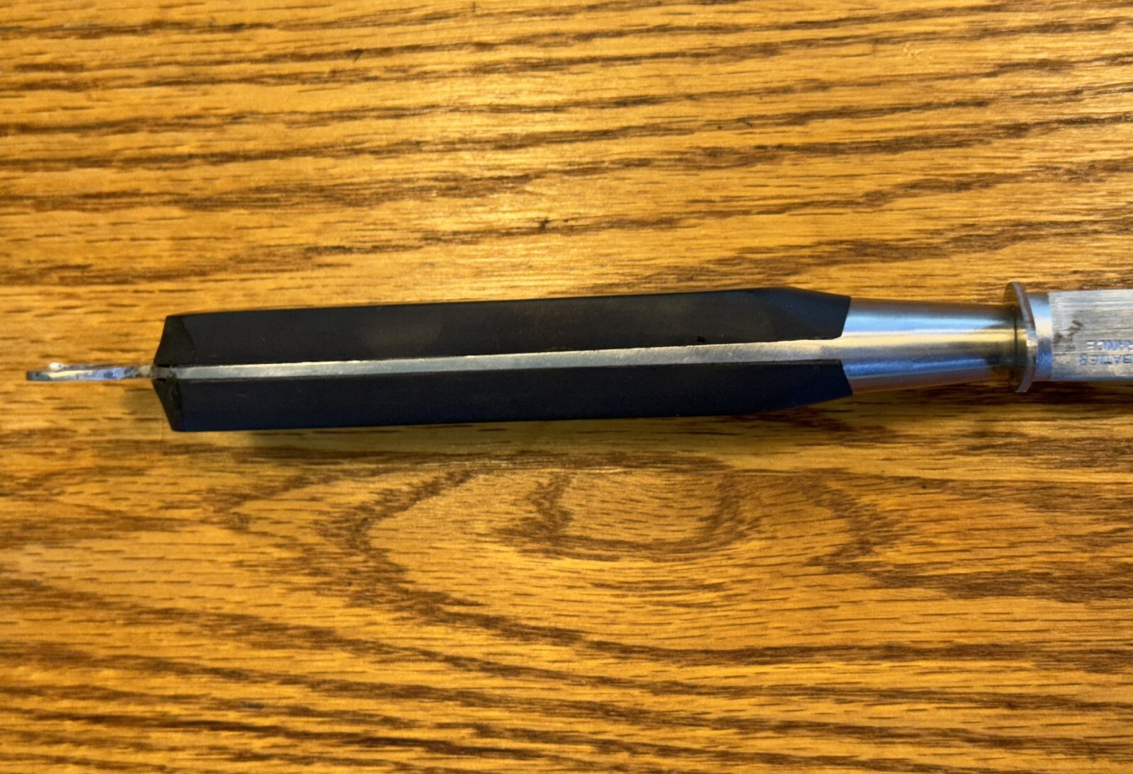 VTG Sabatier Large 11.75" Honing Rod Knife Sharpening Steel 3 Rivet ...