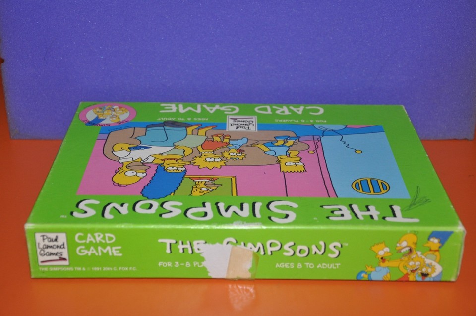 RARE 1991 The SIMPSONS "CARD GAME" by PAUL LAMOND GAMES= COMPLETE | eBay