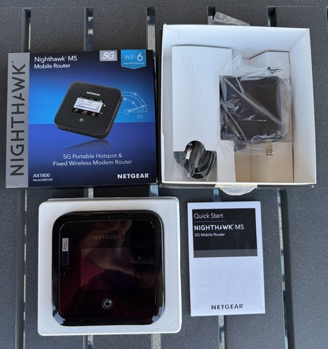 Netgear Nighthawk M5 MR5200 5G Mobile Router AT&T Verizon T-Mobile NIB ...