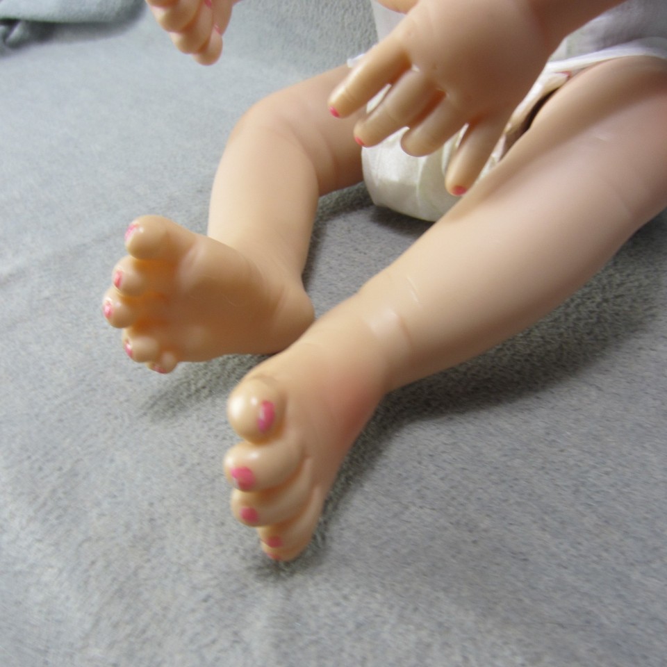 Ashton Drake Gallery ADG Baby Doll Inset Eyes Rooted Hair Posable Heavy ...