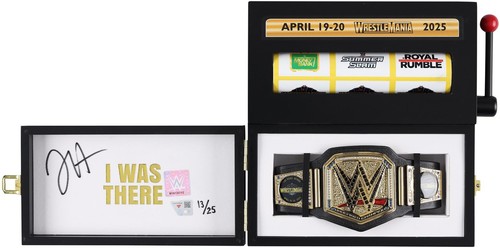 Jey Uso WWE Signed WrestleMania 41 Slot Machine Mini Title - Limited ...