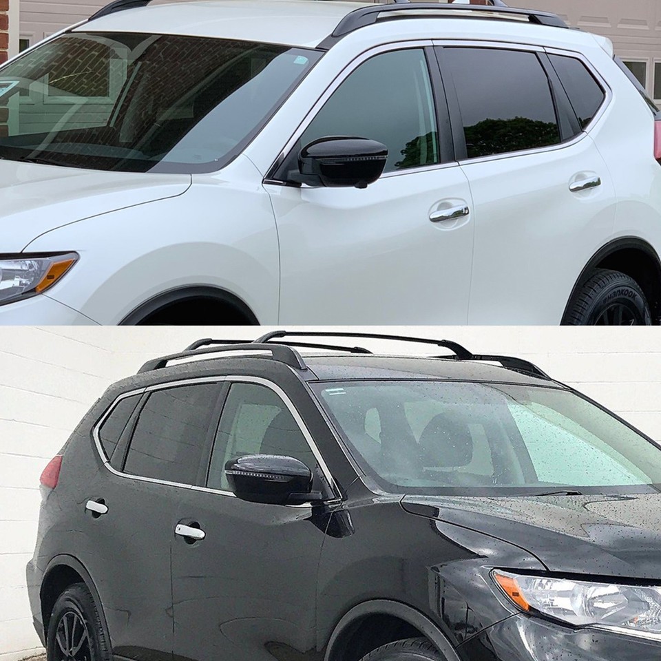 Pair Door Wing Mirror Cover Cap Casing For Qashqai J11 2014-2021, Gloss ...