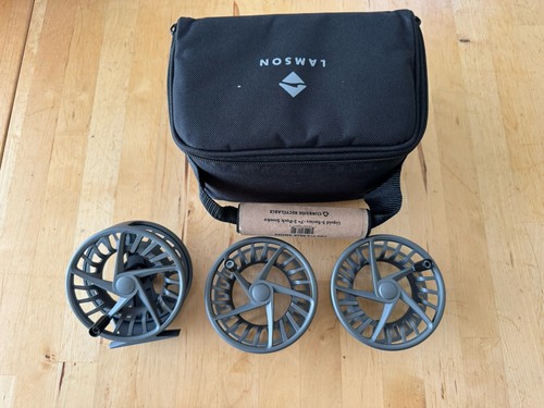 Lamson Liquid S 7+ 3-Pack Fly Reel & Spools. New! | eBay