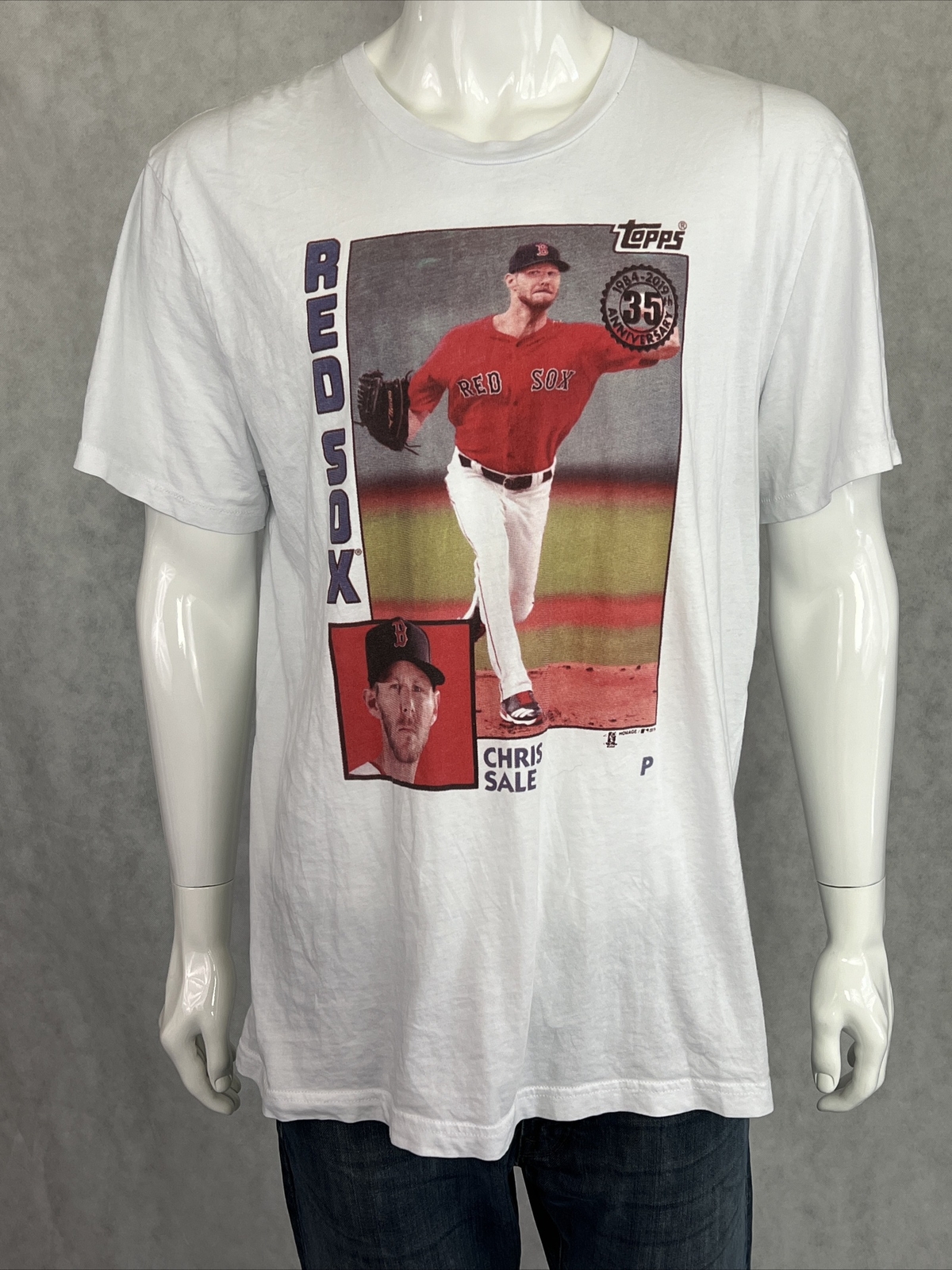 Boston Red Sox Shirt Mens White Chris Sale 35th Anniversary Homage ...