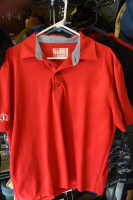 Chick-fil-a Men’s Polo Shirt LARGE Employee Uniform Red PERFECT FREE ...