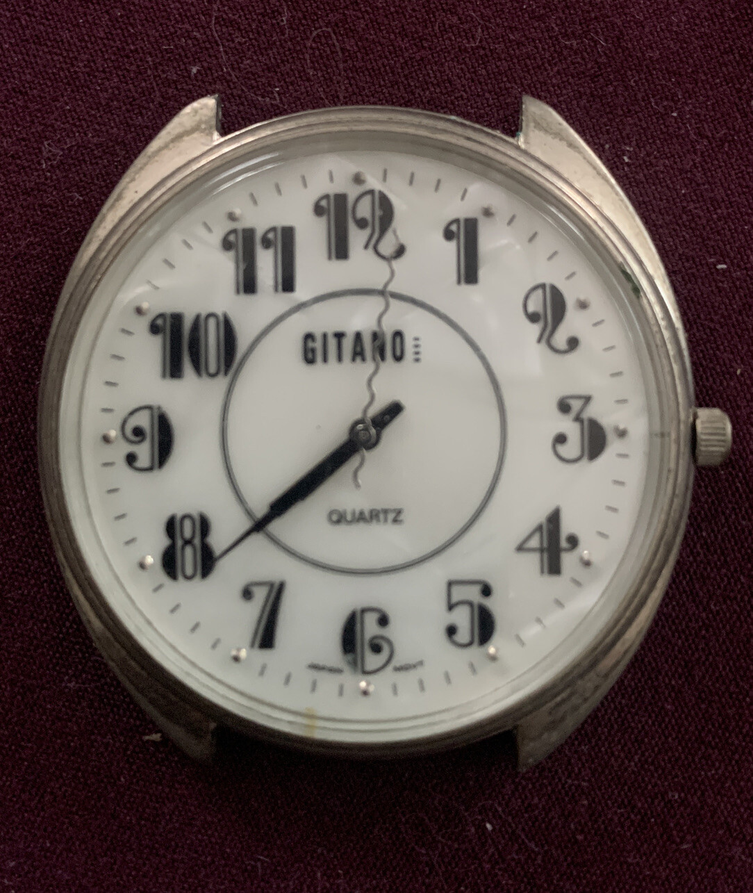 Gitano Mens Silver Dial Analog Quartz Watch | eBay