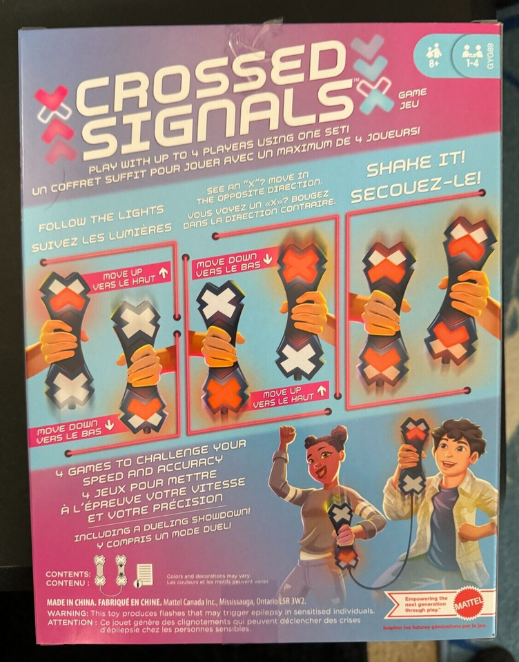 Mattel Crossed Signals Electronic Game 1-4 Players New Sealed | eBay