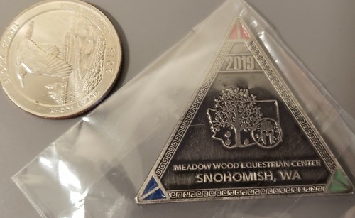 New! Spartan Race SNOHOMISH WASHINGTON DELTA ICON Triangle Coin 2019 ...