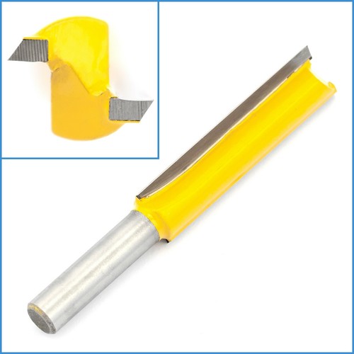 1/2" x 50mm Straight Router 8mm Shank Bit Carver Woodwork Inlay Drill ...