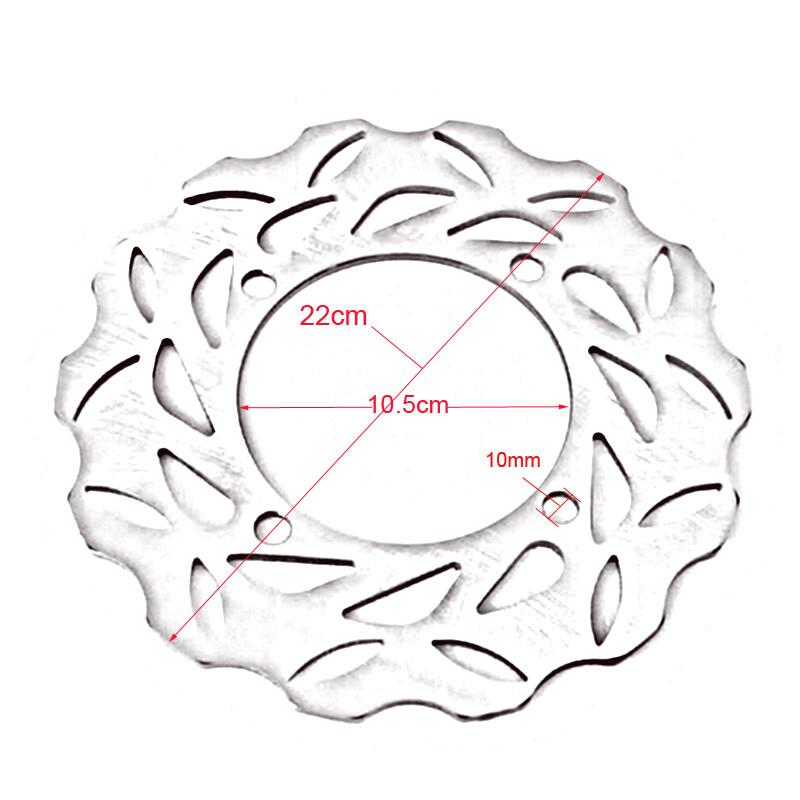 220mm Rear Brake Disc Rotor For Honda CBR600 F1 F2 F3 F3 F4 F4I 1991 ...