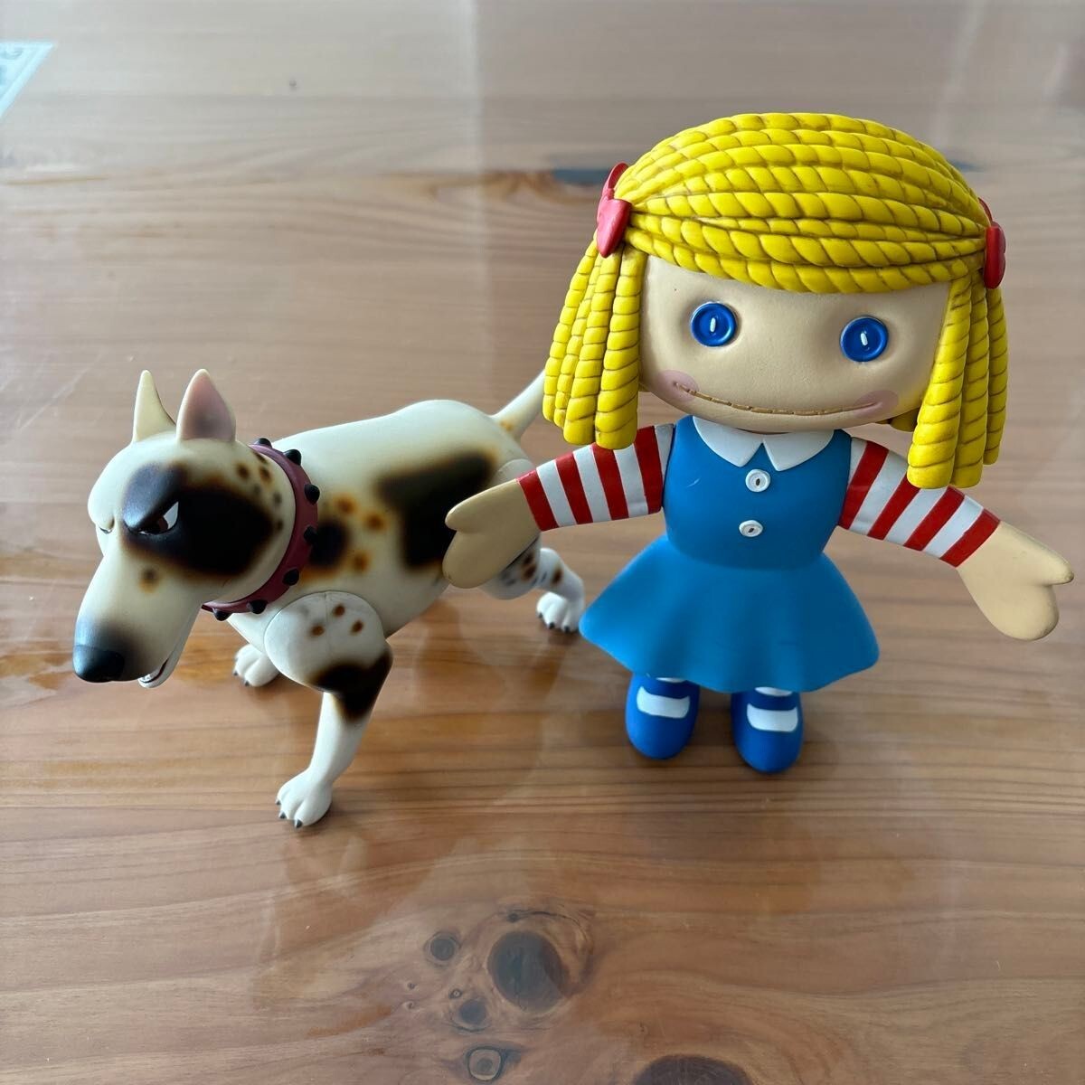 Toy Story 1 Sid's sister (Hannah) and Sid's dog Scud figure without box ...