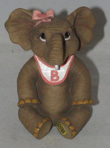 Hamilton Collection WILDLIFE NURSERY Elephant Figurine PACIFY ME, MOMMY ...