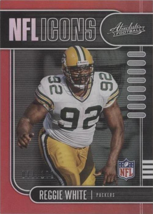 2019 Panini Absolute - Nfl Icons Reggie White #20 Spectrum Red /100 for ...